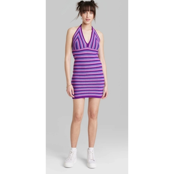 wild fable | Dresses | Wild Fable Crochet Halter Dress | Poshmark